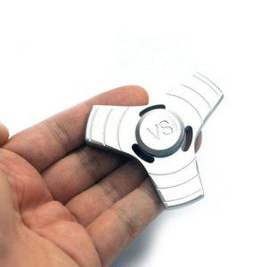 Diona j | Toys | Case Three Tri Arm Metal Silver Fidget Spinner Premium ...